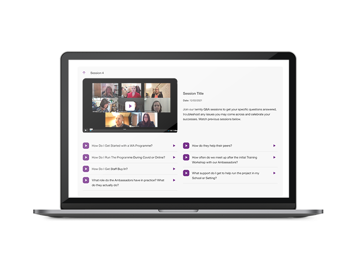 Wellbeing Ambassadors - Peer mentoring support programme